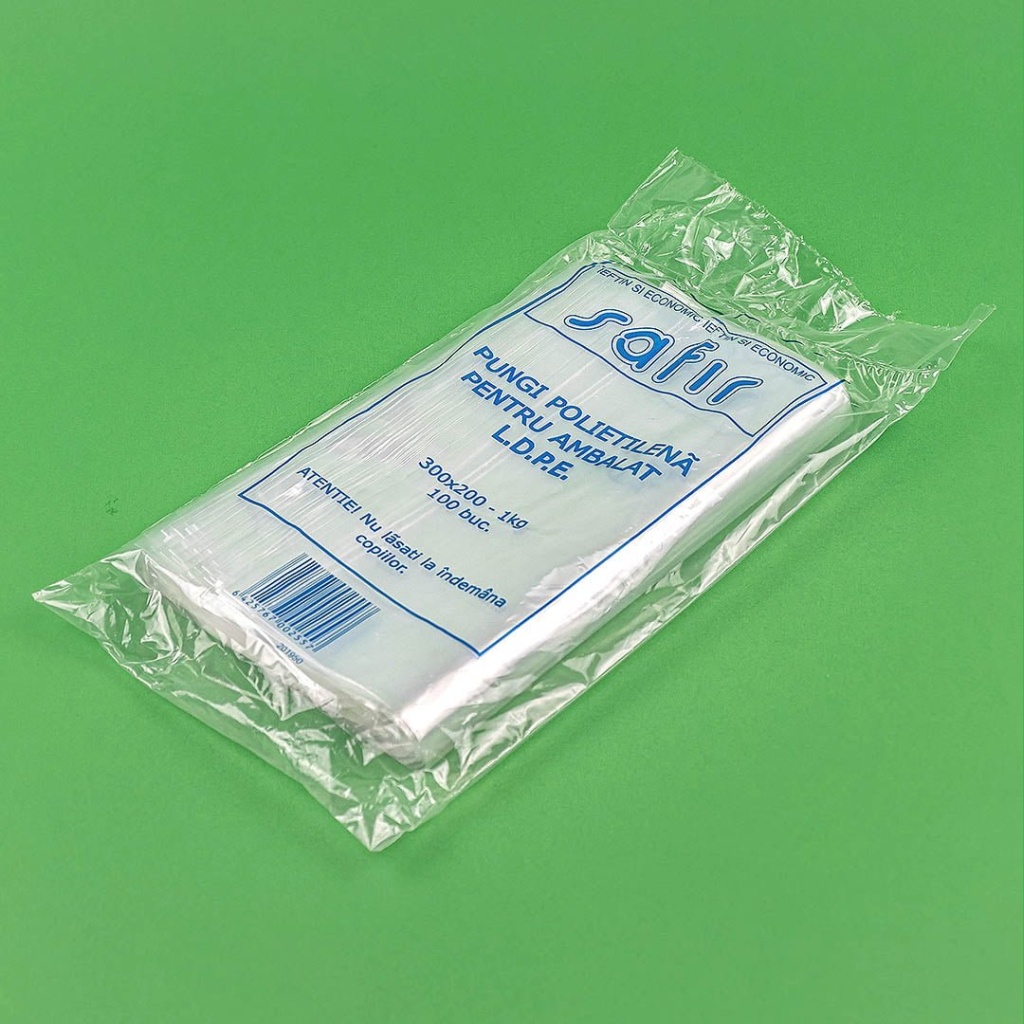 Pungi alimentare din polietilena 1kg 100 buc/set • TERRAPACK • Ambalaje ...
