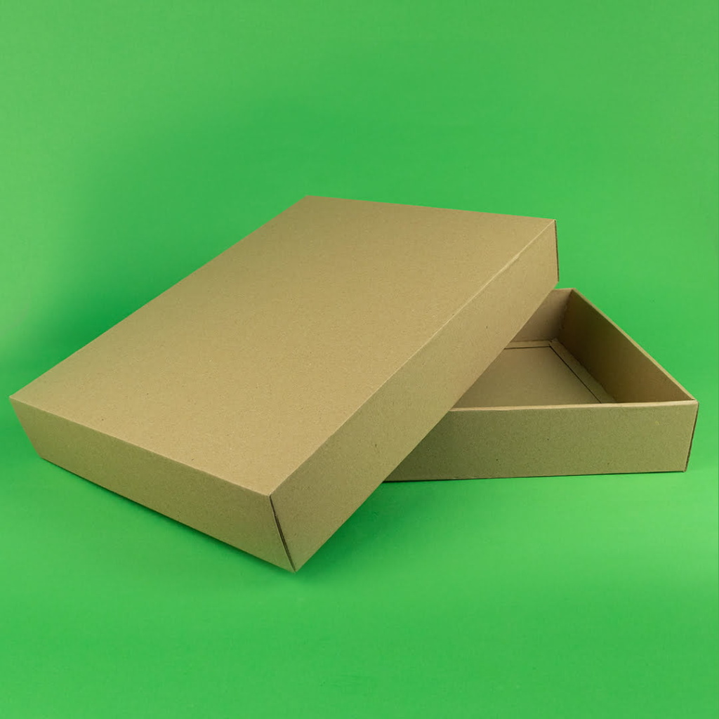 Cutie cu capac detasabil 100 buc/set natur 440X325X65 mm • AmbalajulTău ...